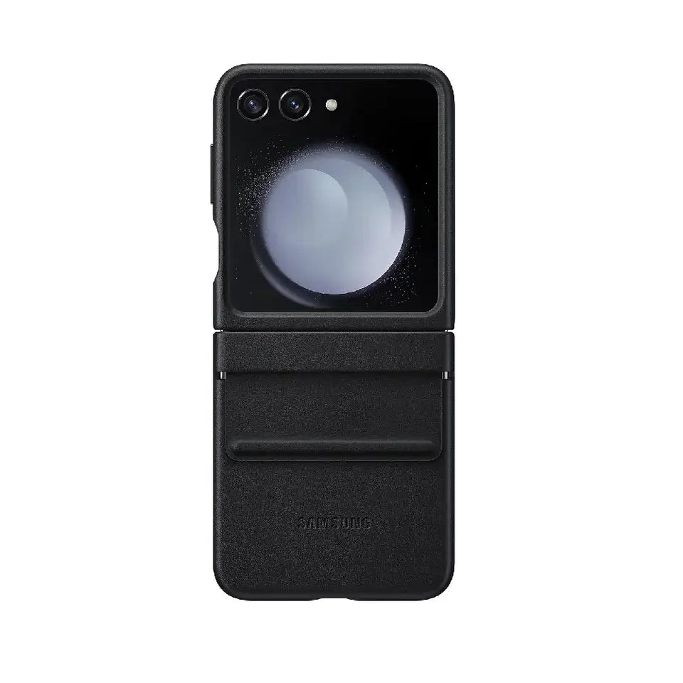 Galaxy Z Flip Series Premium Faux Leather Folding Case – Cosmos Joy